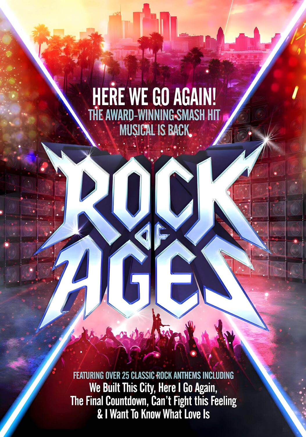 ROCK OF AGES Musical Theatre West End Broadway Poster