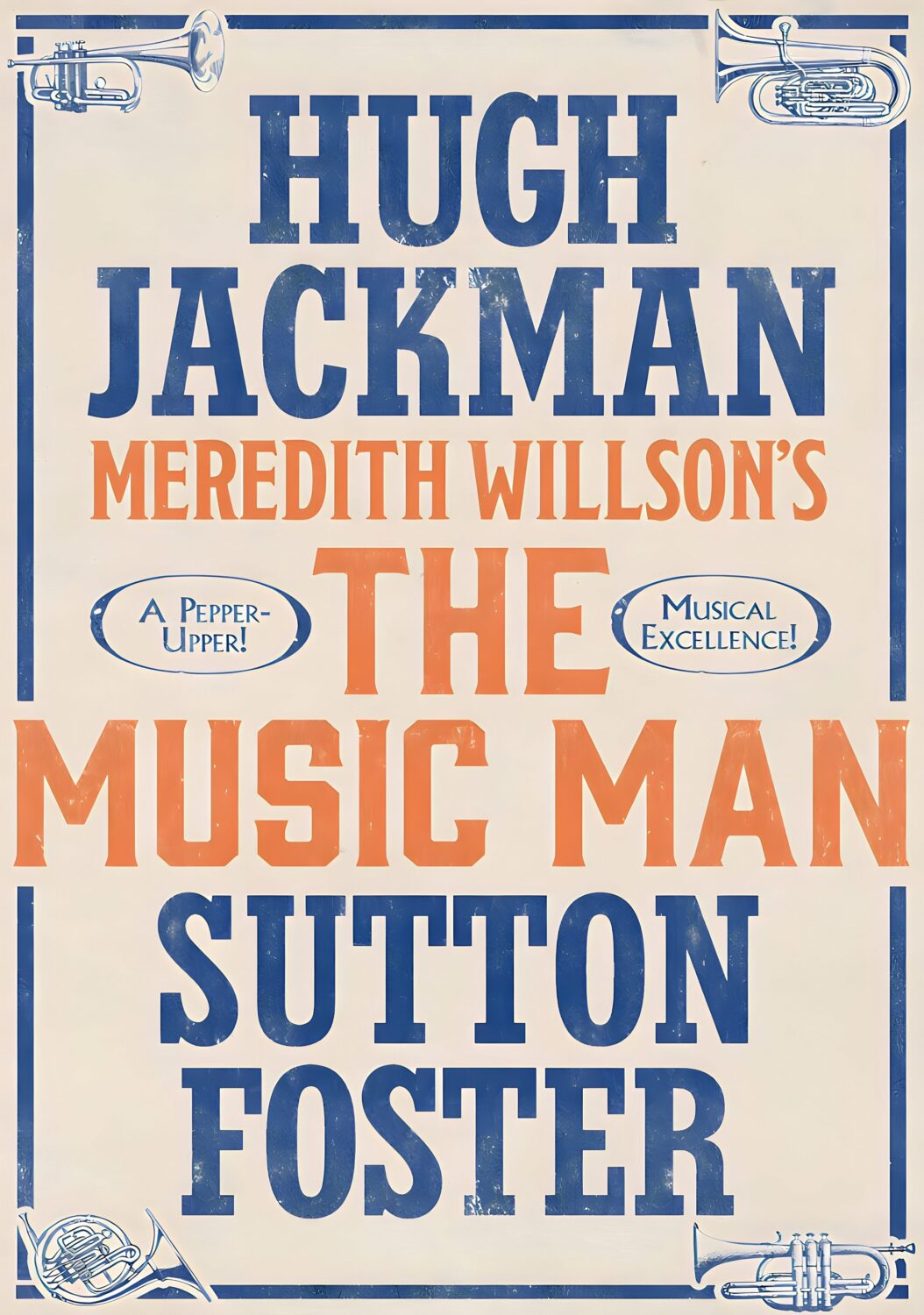 THE MUSIC MAN Musical Theatre West End Broadway Poster