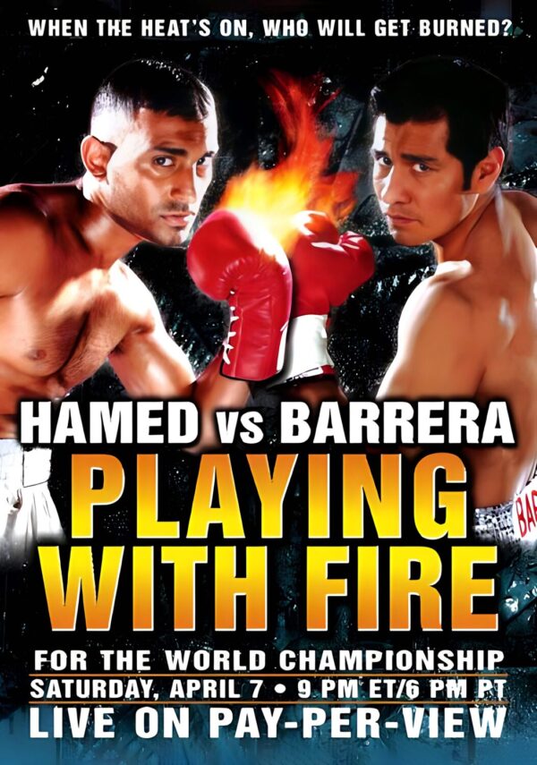 PRINCE NASEEM HAMED vs. MARCO ANTONIO BARRERA Fight Poster