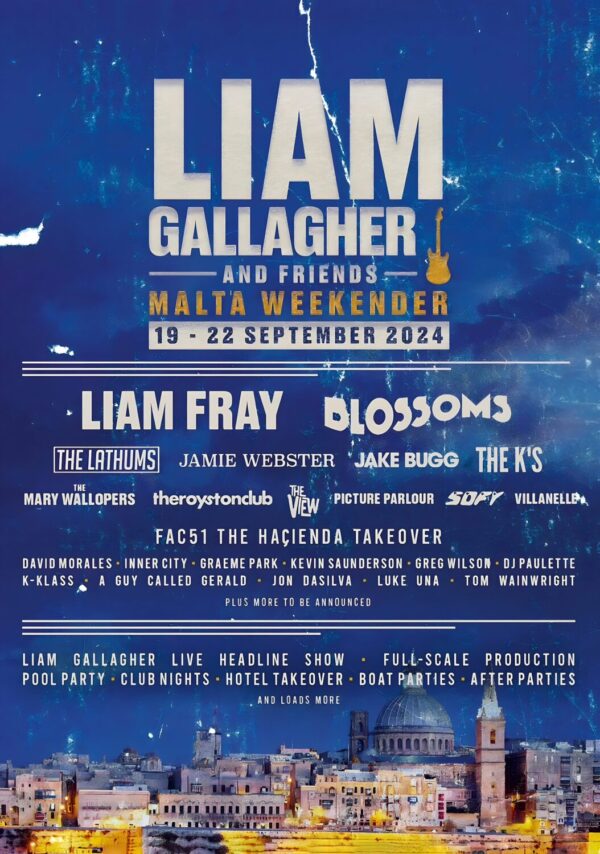 LIAM GALLAGHER 2024 UK Tour Poster - prints4u