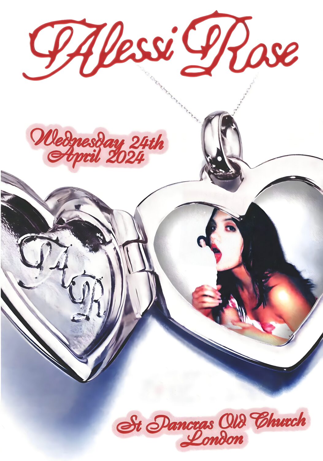 ALESSI ROSE Eat Me Alive 2024 World Tour: LONDON Poster