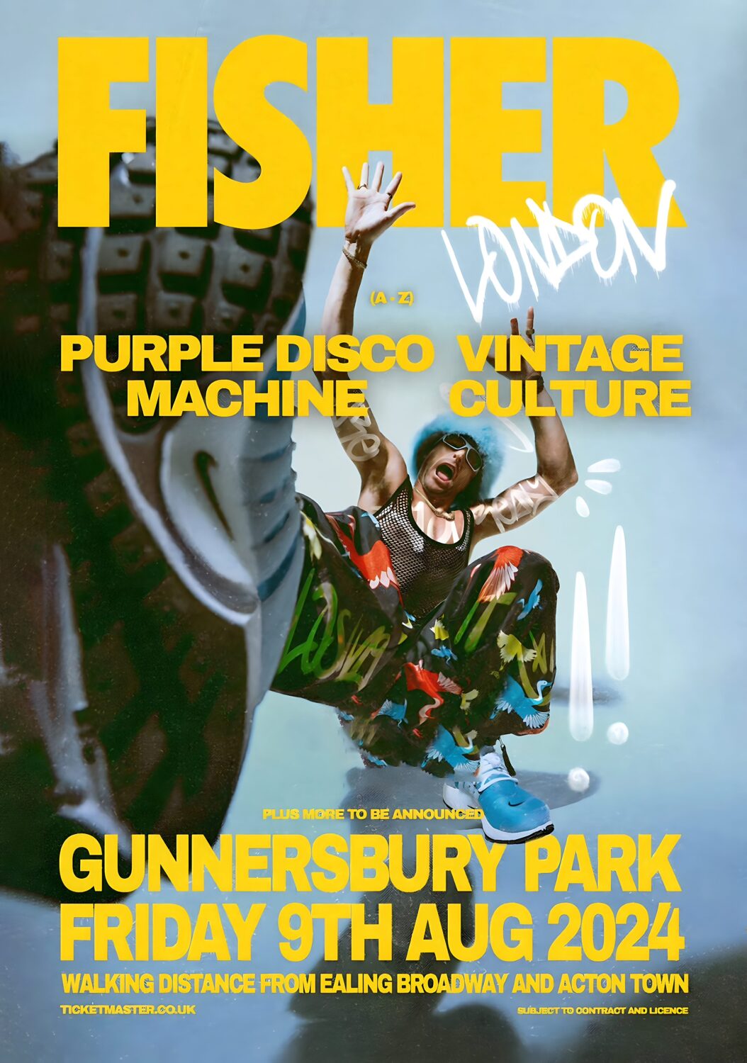 FISHER (DJ) LONDON Gunnersbury Park - 9 August 2024 Poster