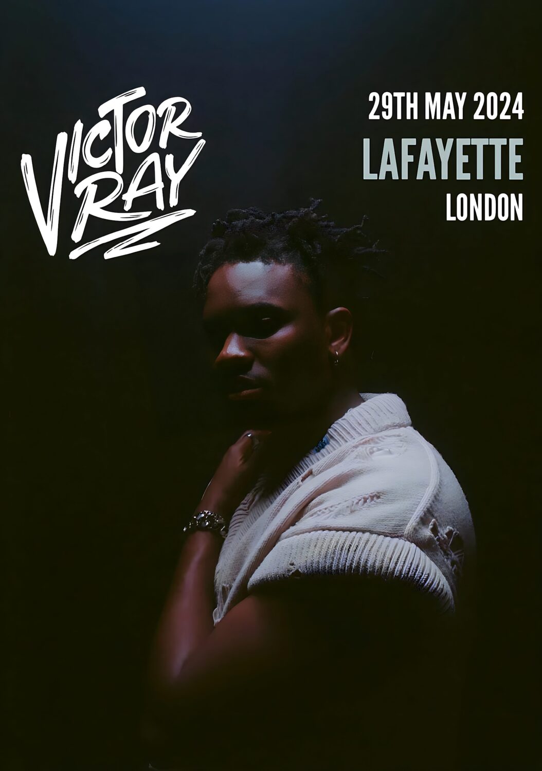 VICTOR RAY Halfway There 2024 Tour: LONDON Lafayette Poster