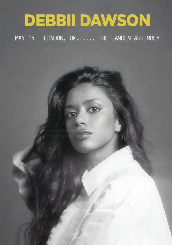 DEBBIE DAWSON Learning 2024 Tour: LONDON The Camden Assembly Poster Print - prints4u