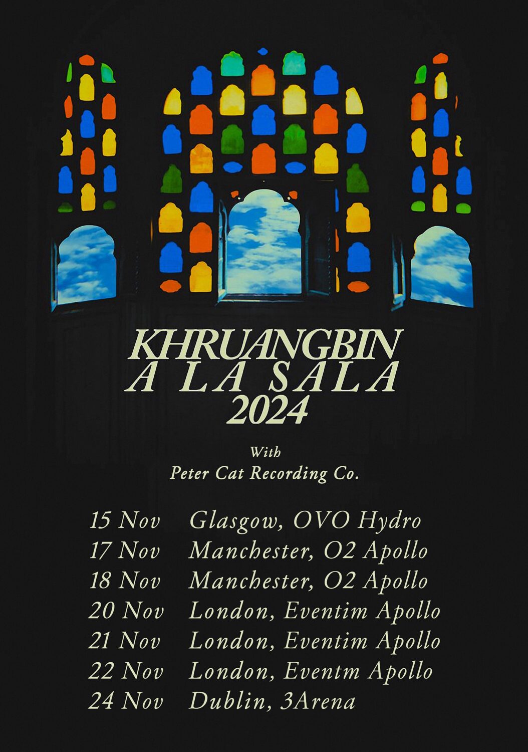 KHRUANGBIN A La Sala 2024 UK Tour Poster Print