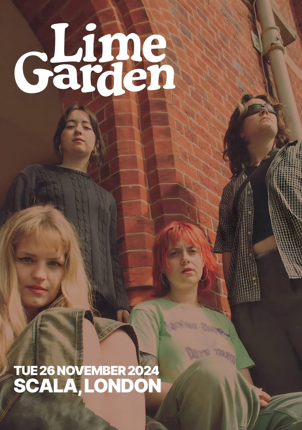 LIME GARDEN (band) 2024 Tour: LONDON Scala Poster