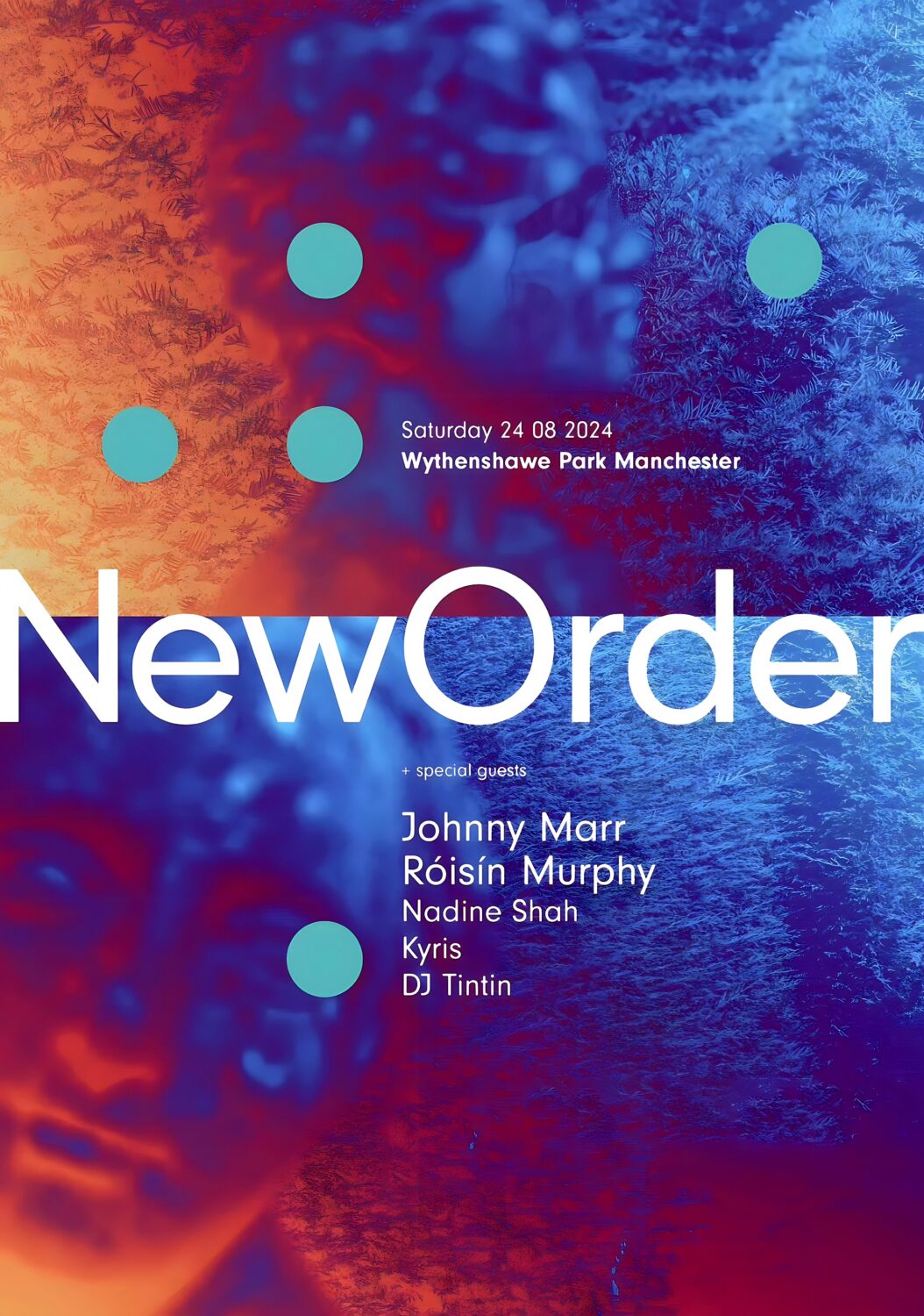 NEW ORDER Summer Tour: MANCHESTER 2024 Poster