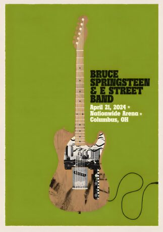 BRUCE SPRINGSTEEN 2024 World Tour: COLUMBUS Poster