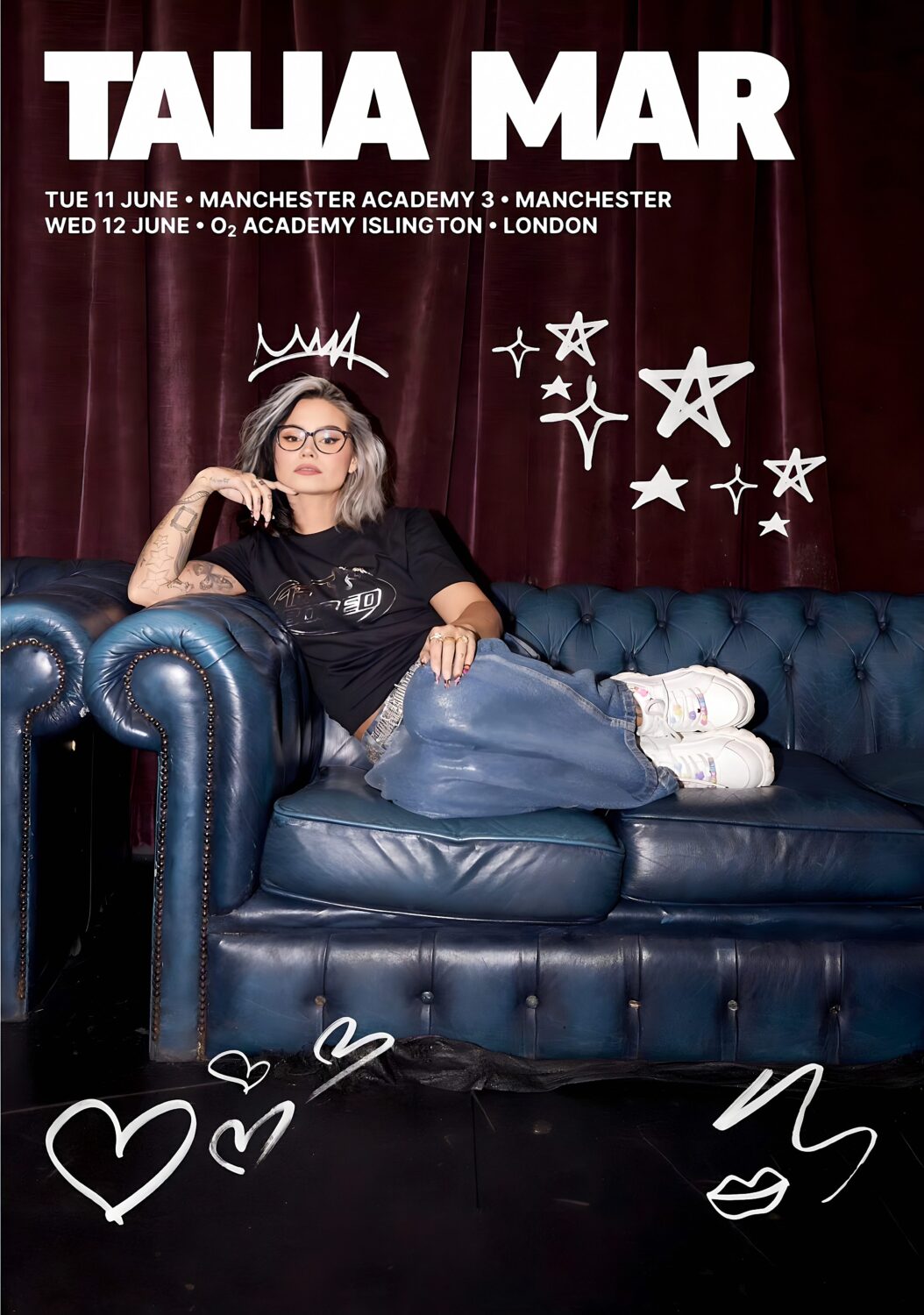 TALIA MAR 2024 UK Tour: MANCHESTER - LONDON Poster