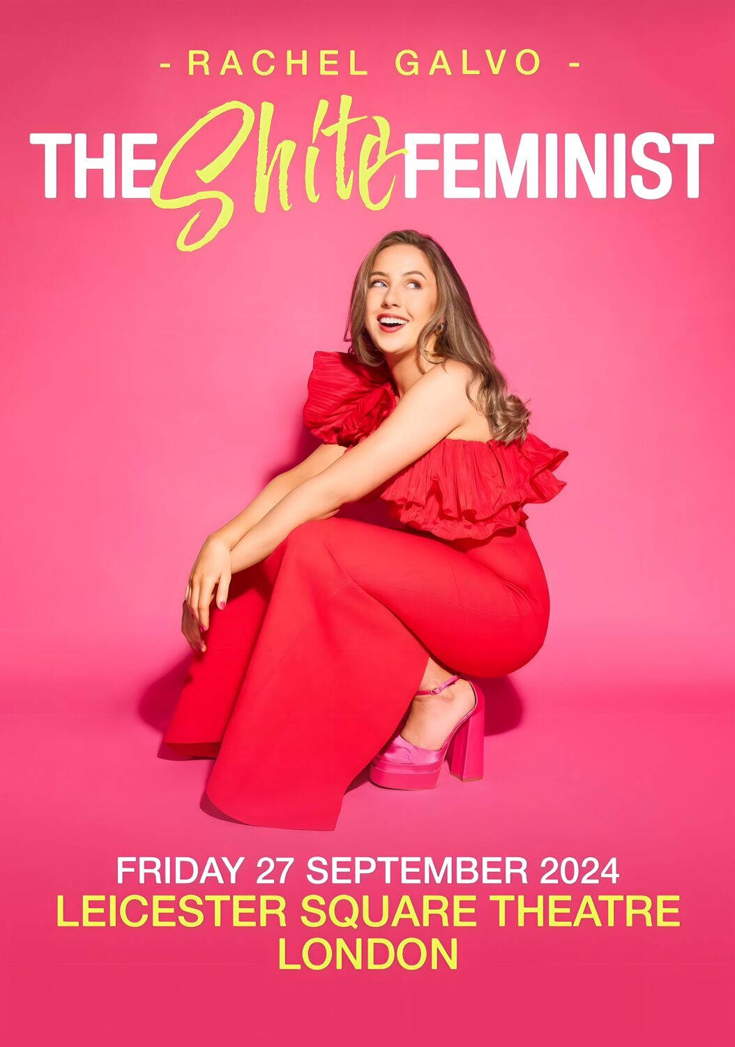 RACHEL GALVO 2024 Comedy Stand Up Tour Poster