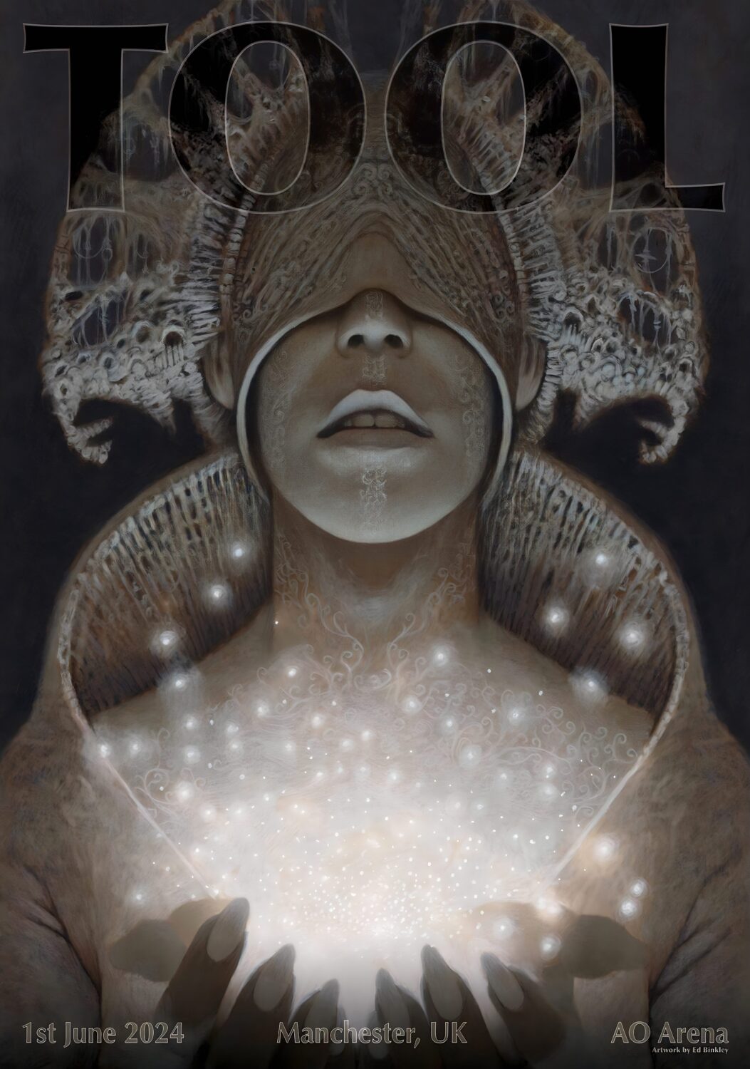 TOOL (band) Fear Inocolum 2024 UK Tour: Manchester Poster