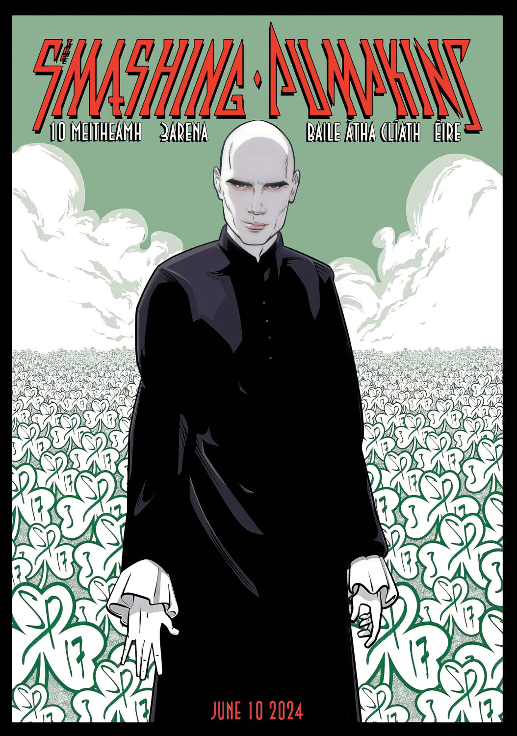 THE SMASHING PUMPKINS Tour: DUBLIN 2024 Poster