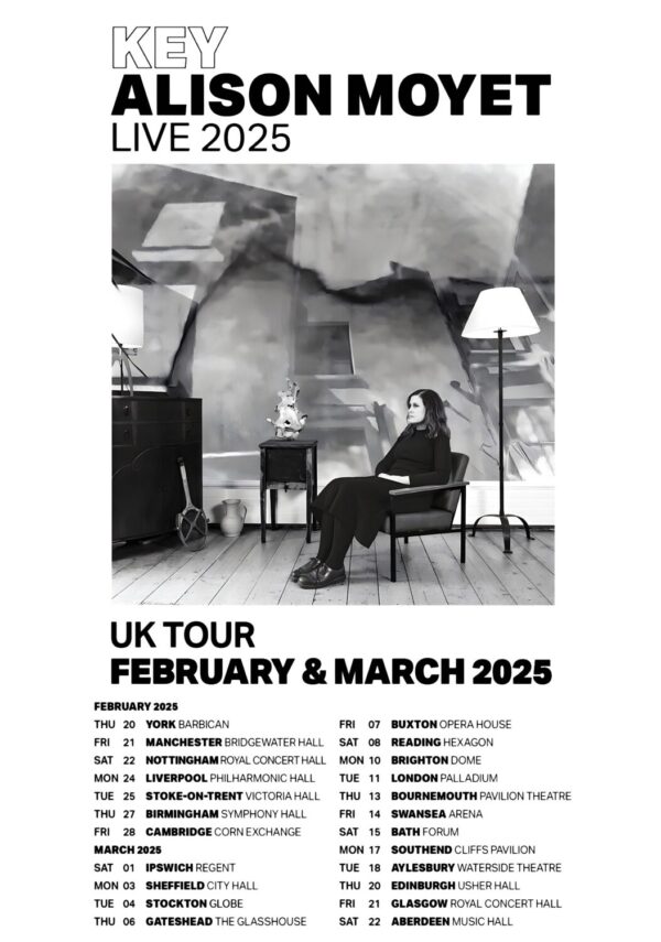 ALISON MOYET 2025 UK Tour Poster