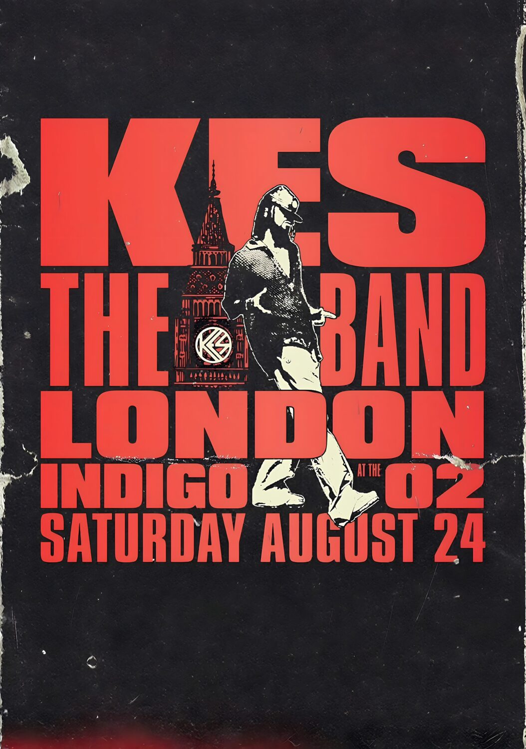 KES THE BAND Summer 2024 Tour LONDON O2 Poster