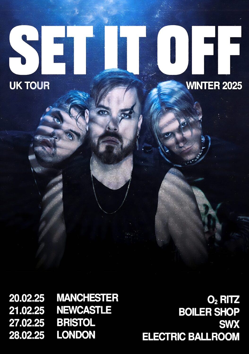 SET IT OFF Fake Ass Friends 2025 UK Tour Poster