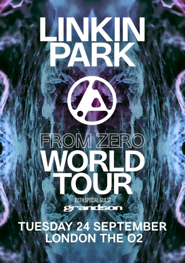 LINKIN PARK From Zero 2024 Tour: LONDON O2 Arena Poster