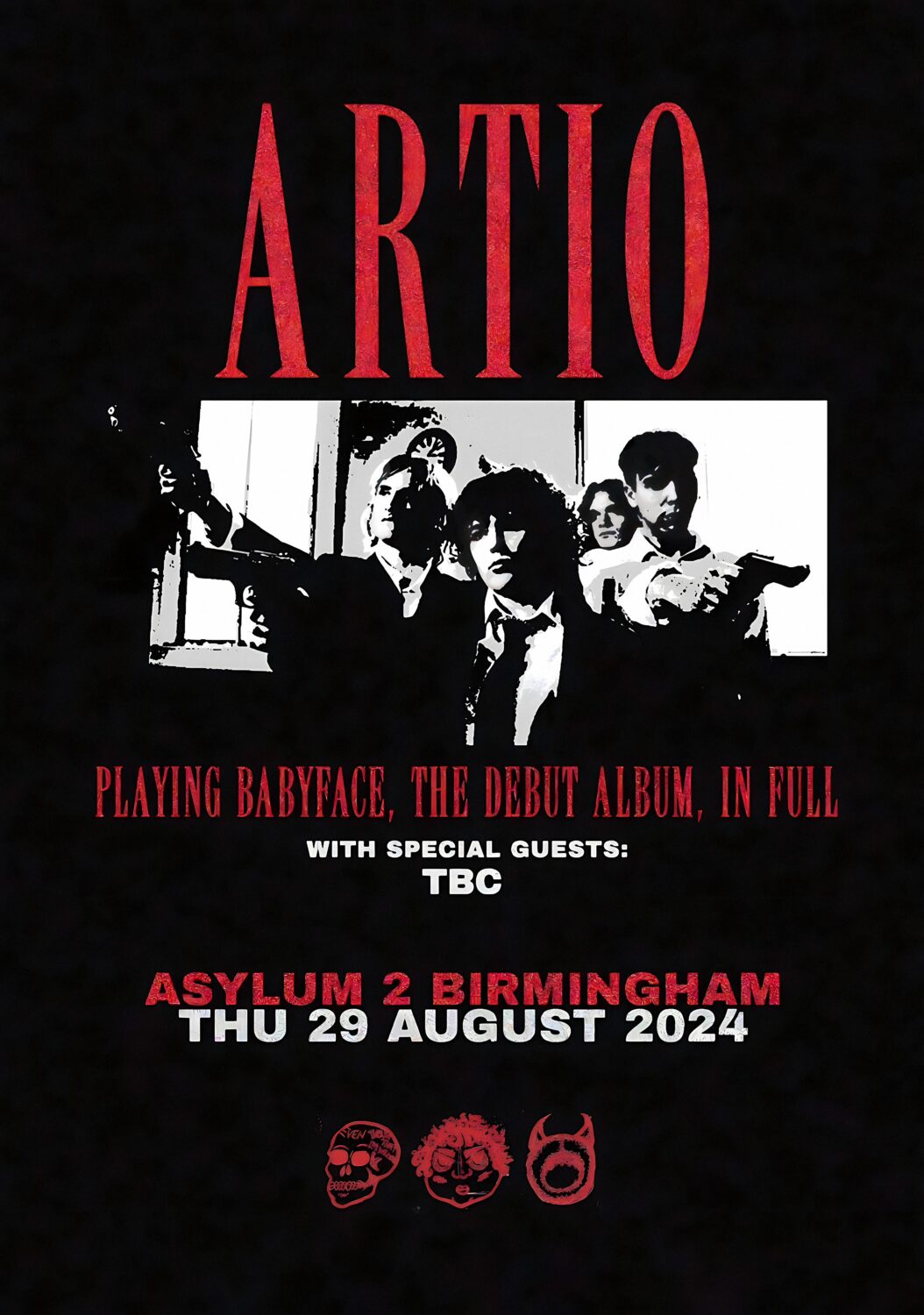 ARTIO BABYFACE Anniversary 2024 Tour BIRMINGHAM Poster