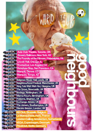 GOOD NEIGHBOURS (band) 2024 World Tour Poster