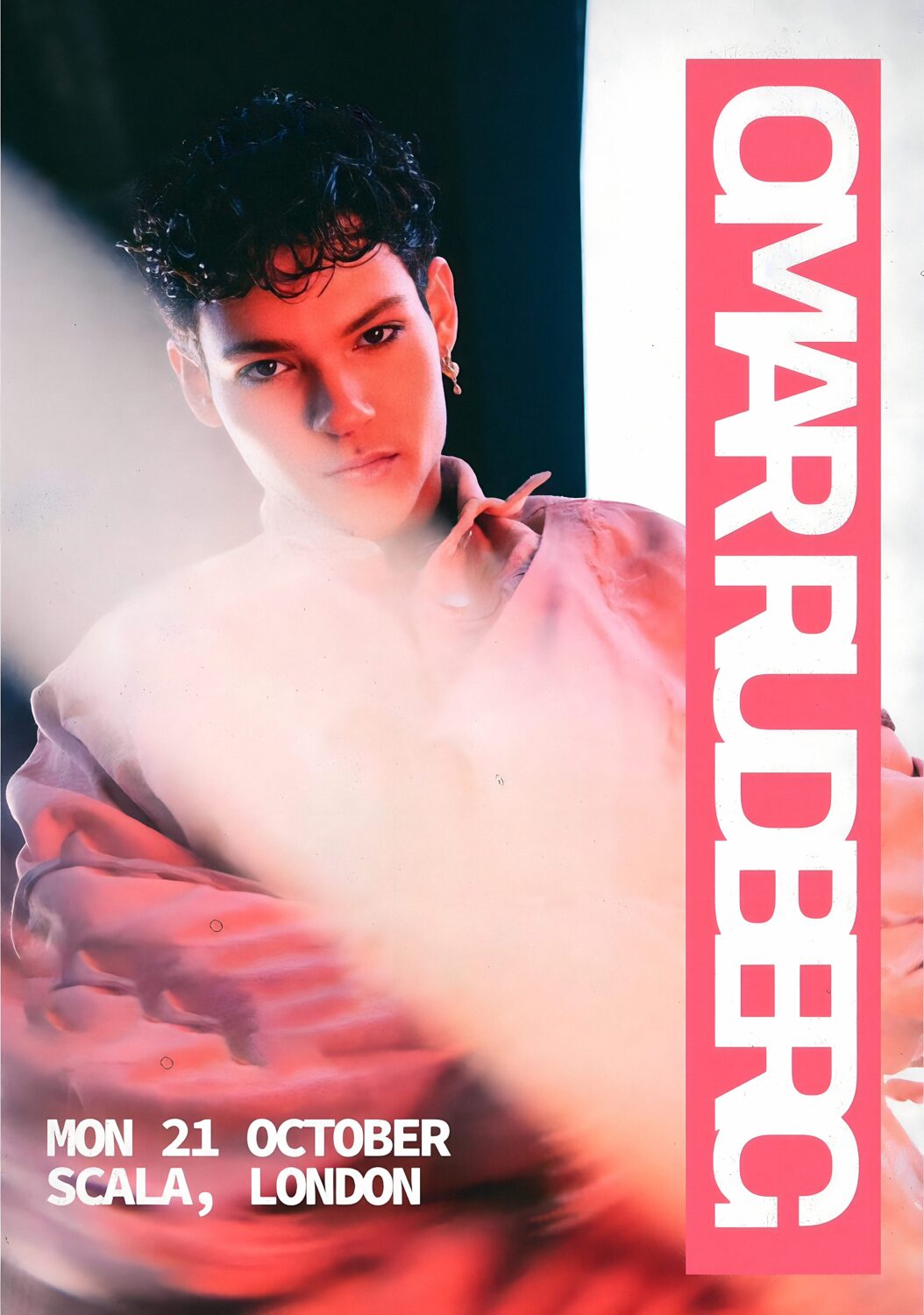 OMAR RUDBERG 2024 Tour LONDON Scala Poster