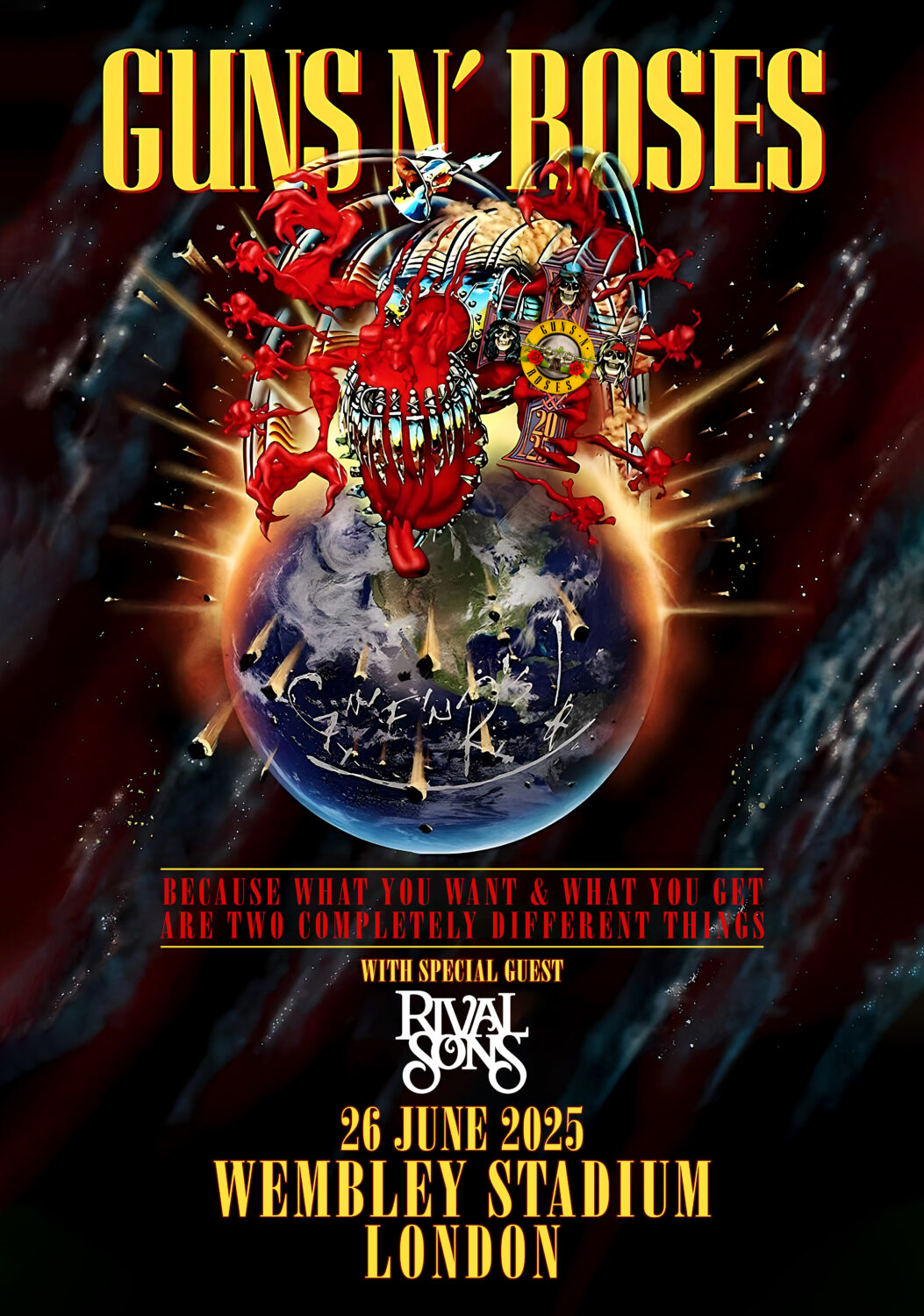 Guns N Roses Posters | Classic Albums & Iconic Tour Posters