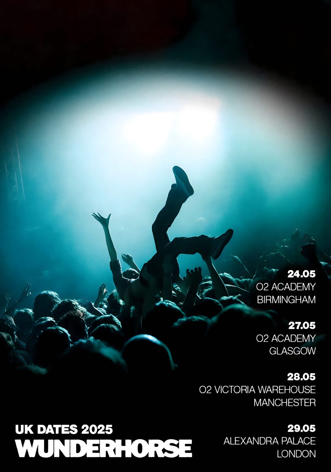 WUNDERHORSE Midas 2025 UK Tour Poster