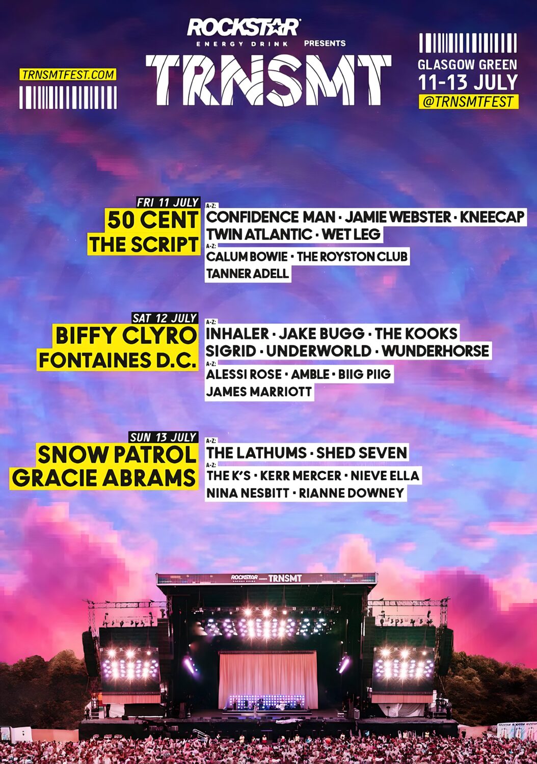TRNSMT 2025 Poster