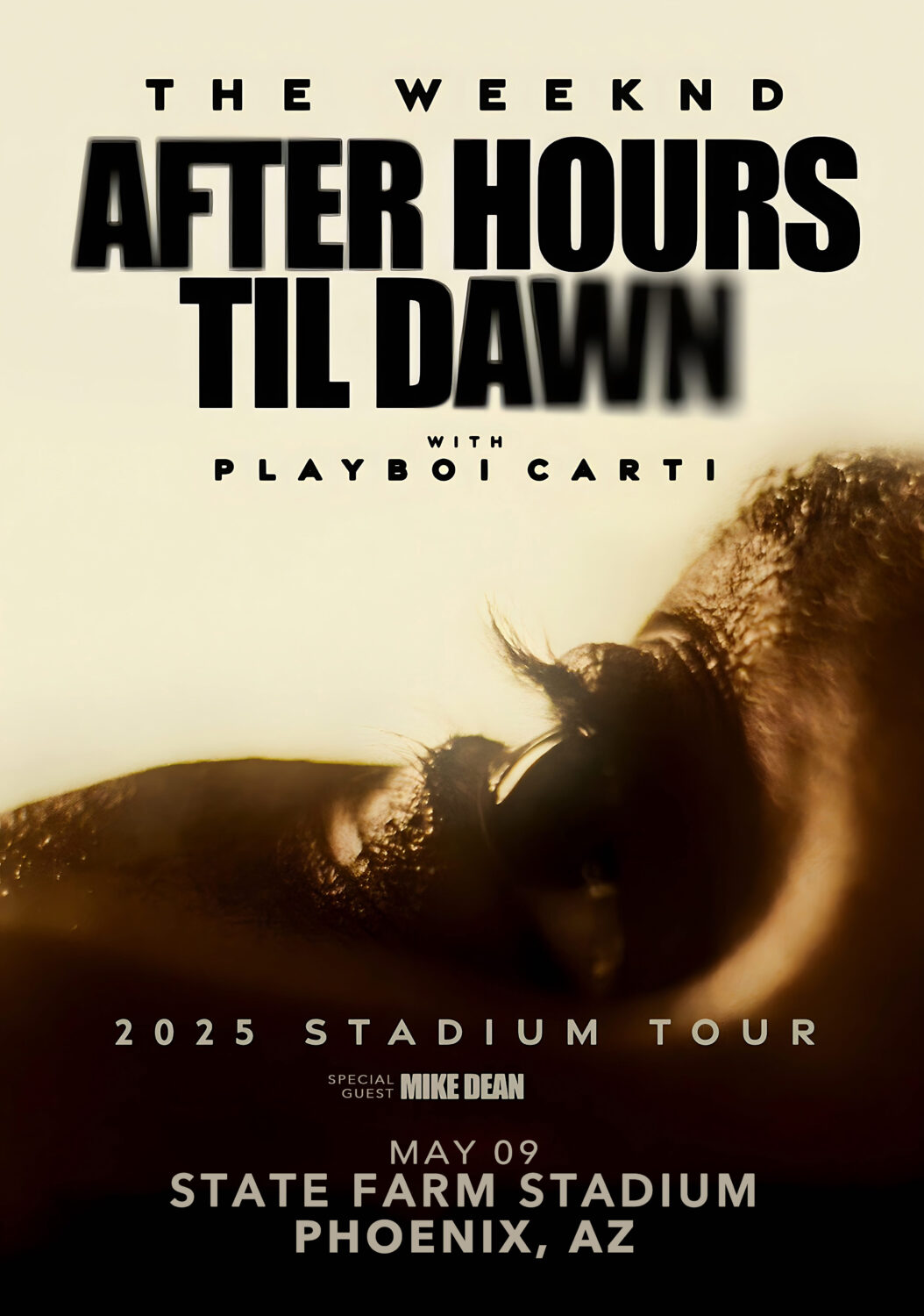 THE WEEKND After Hours Til Dawn 2025 Tour: PHOENIX Poster