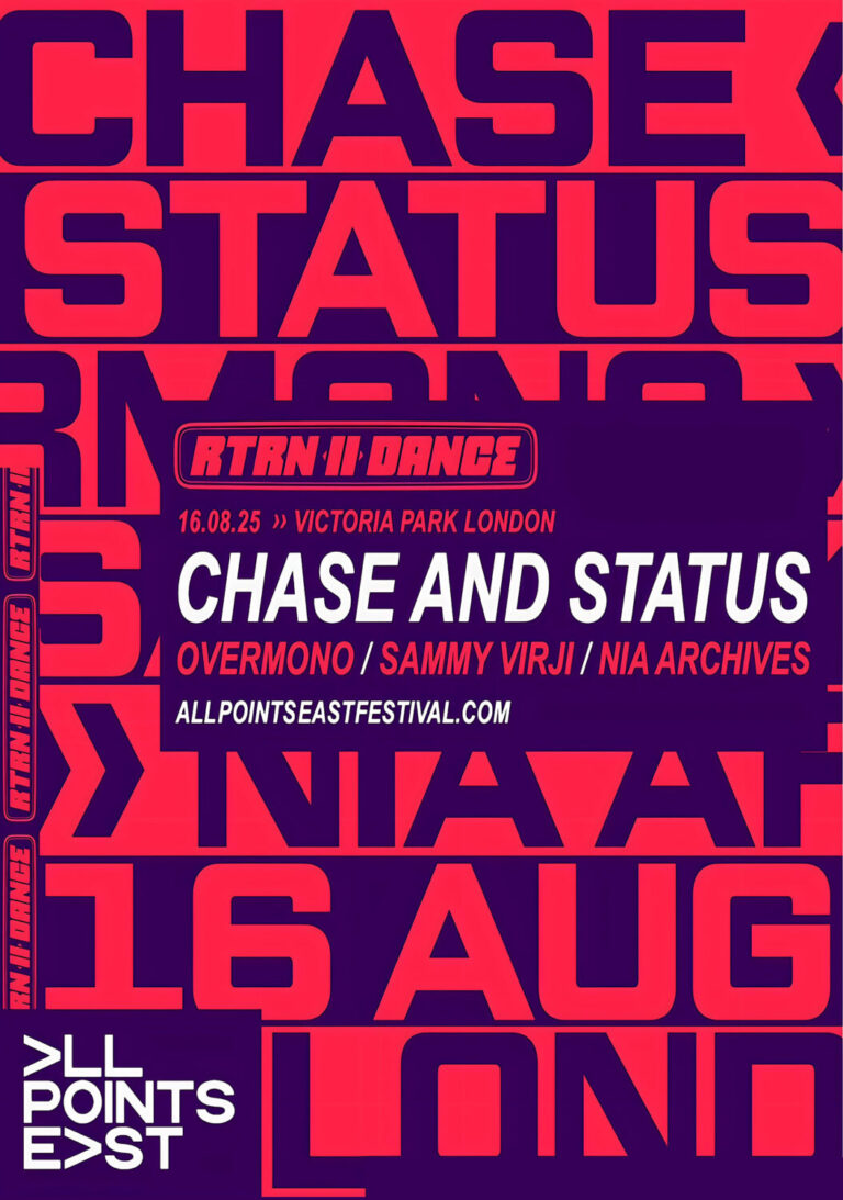 CHASE & STATUS RTRN II DANCE 2025 Tour: LONDON Victoria Park - 16 ...