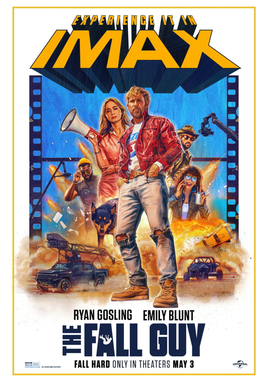 FALL GUY Movie Film Poster Print - prints4u