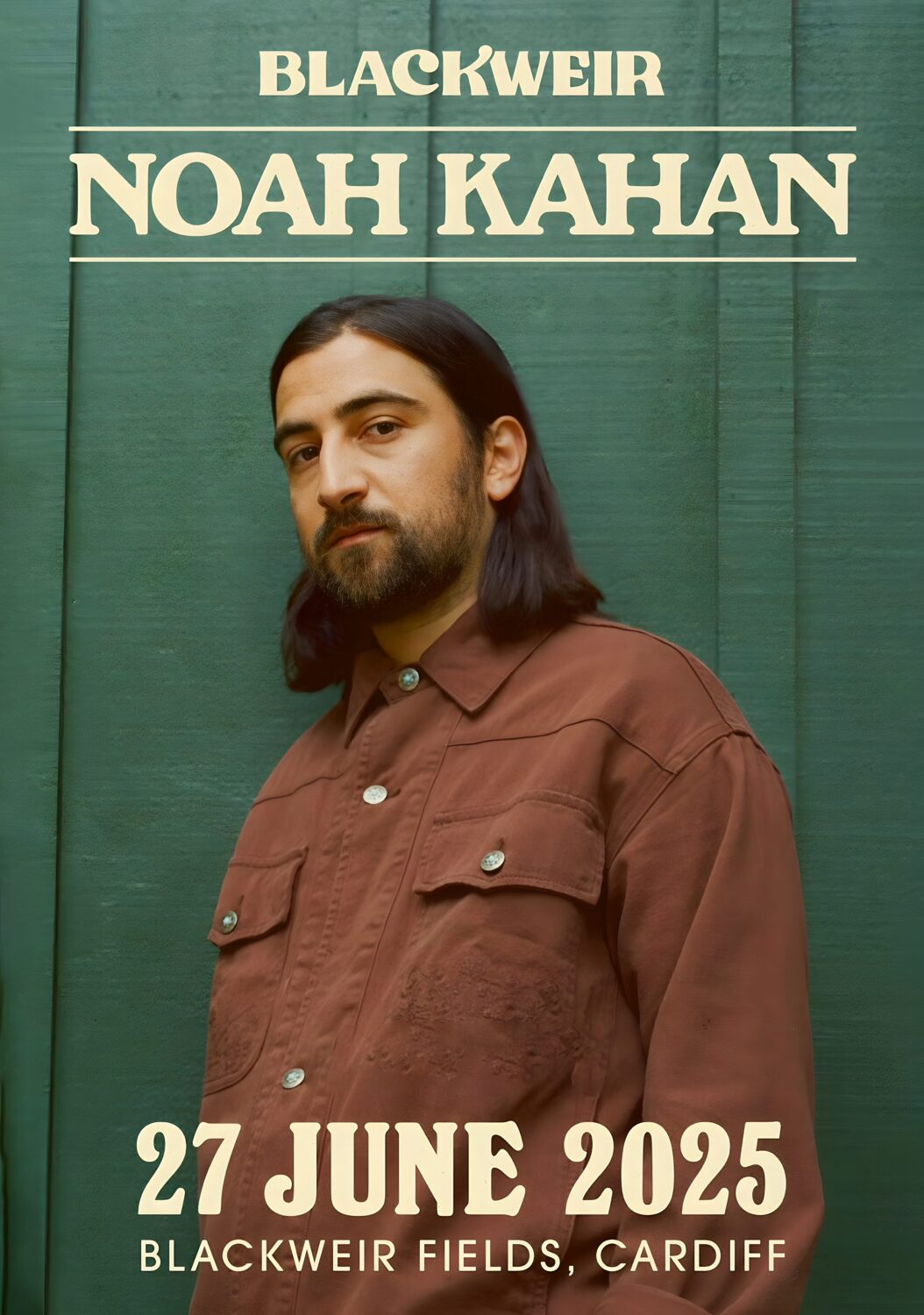 NOAH KAHAN Stick Season 2025 Tour: CARDIFF Poster Print