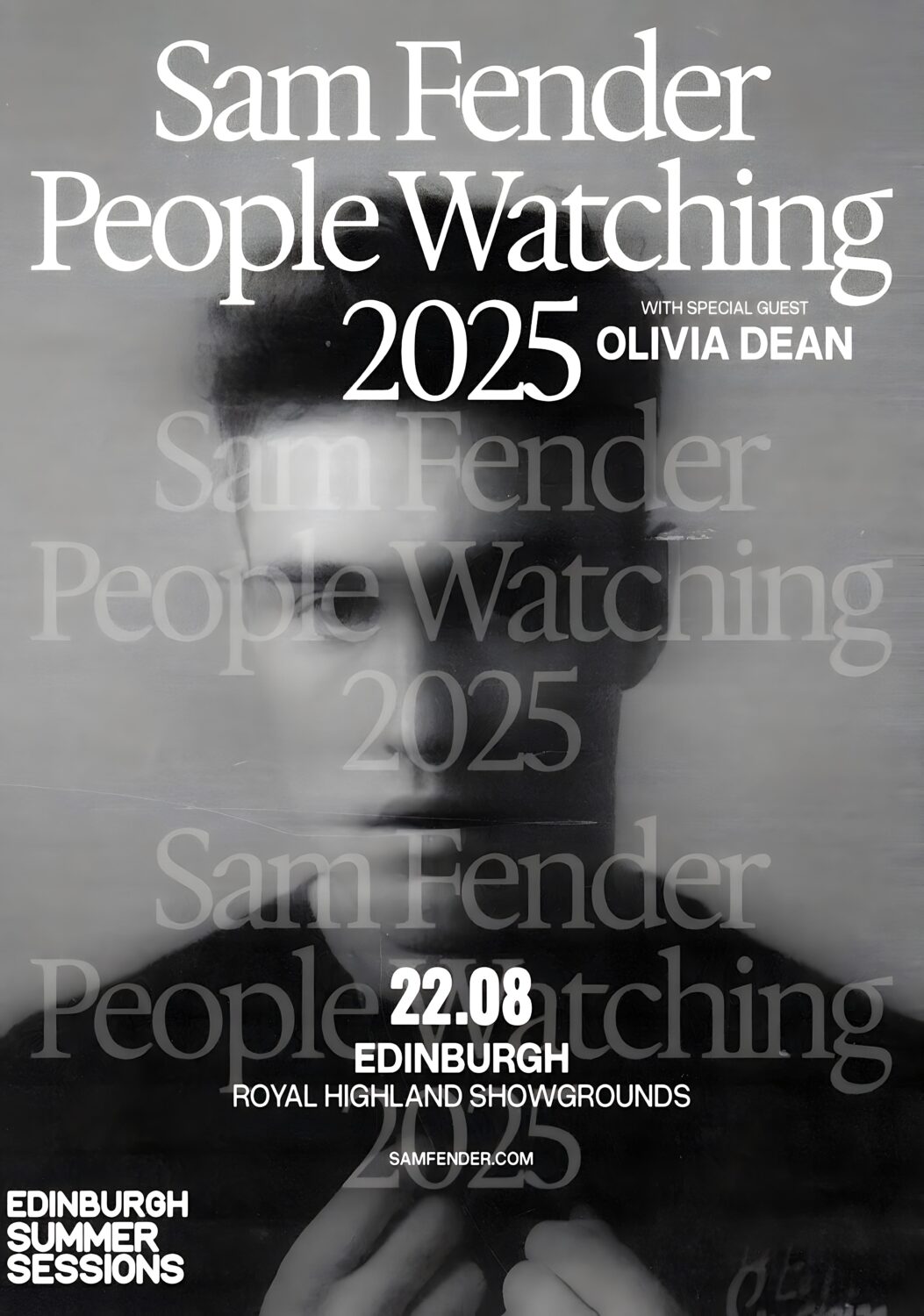 SAM FENDER People Watching 2025 Tour: EDINBURGH Poster
