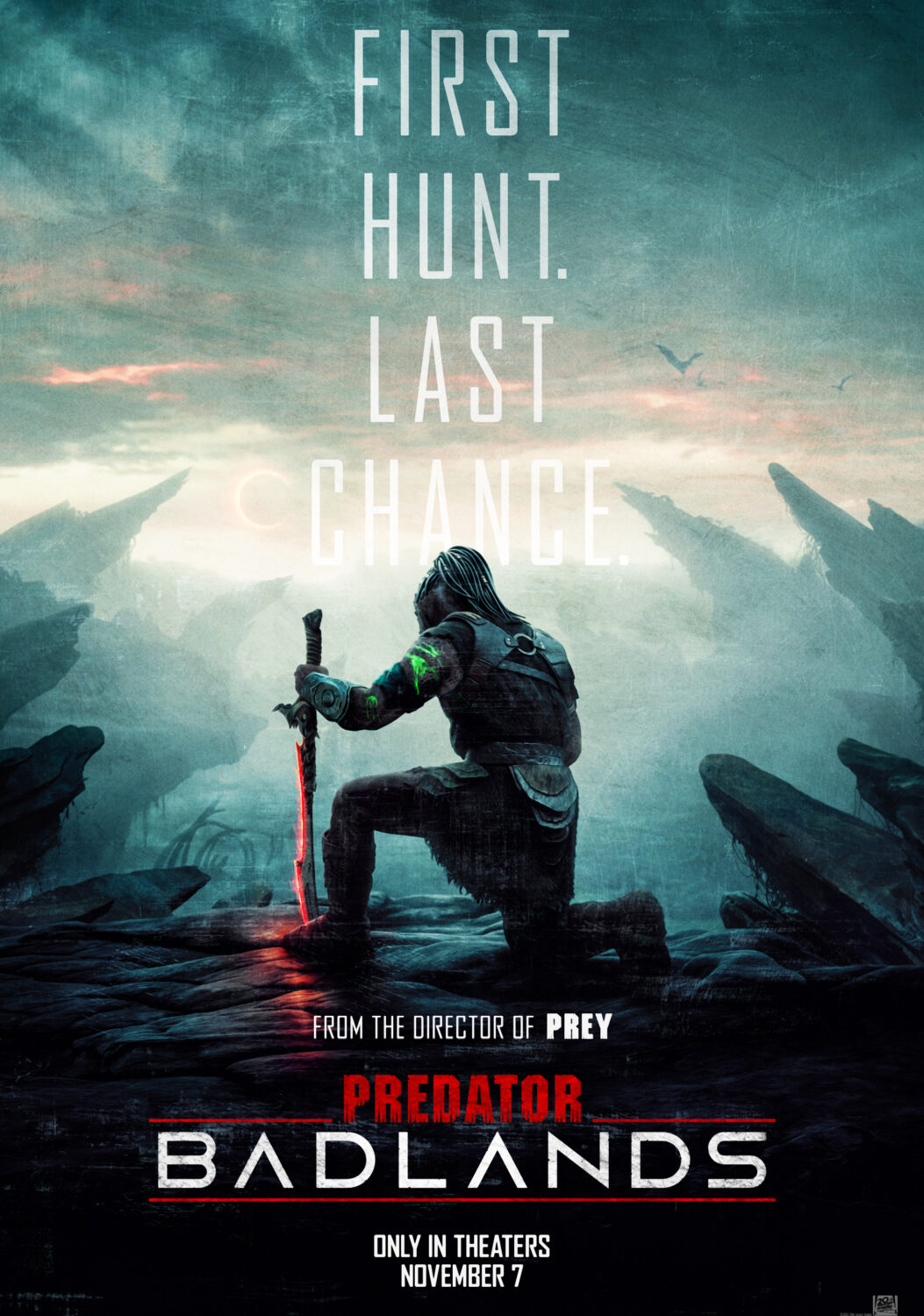 PREDATOR BADLANDS Movie Film Poster