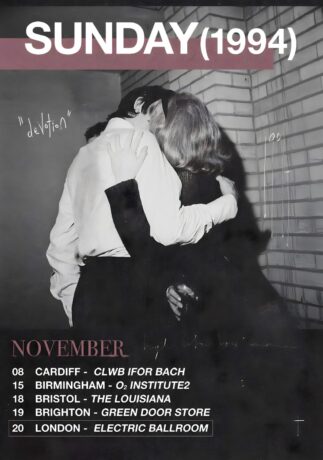 SUNDAY (1994) Devotion 2025 UK Tour Poster