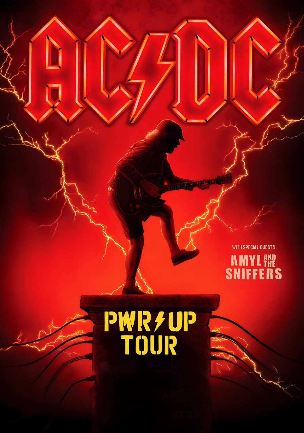 AC/DC PWR UP 2025-2026 Tour Poster