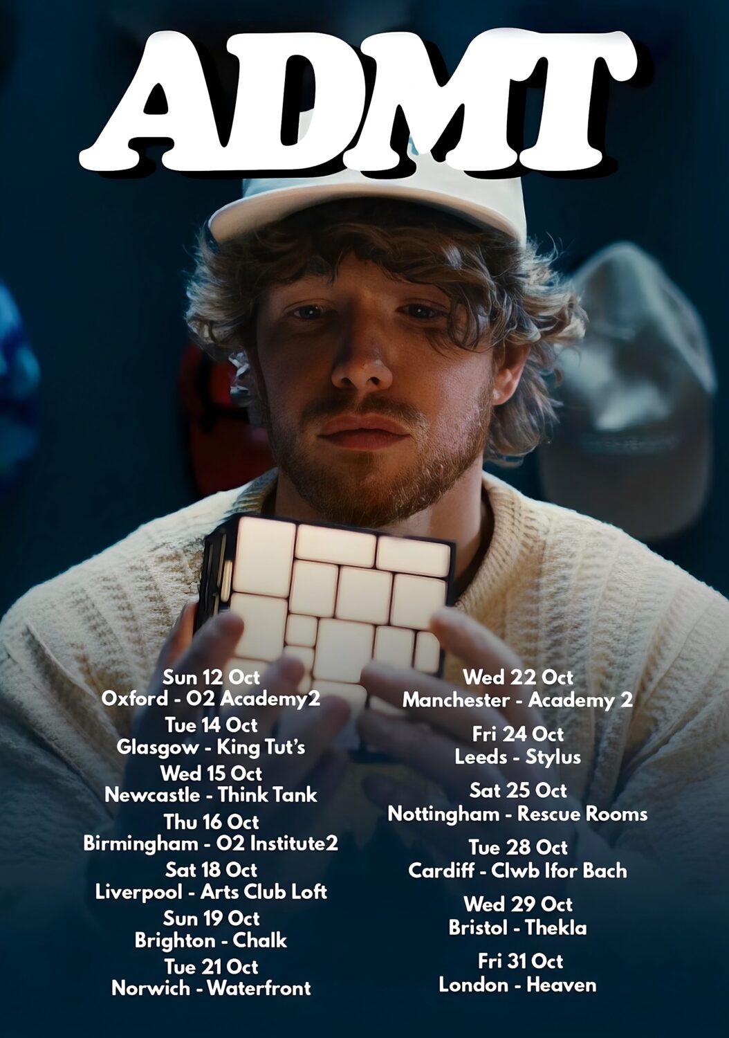 ADMT Come Along 2025 UK Tour Poster