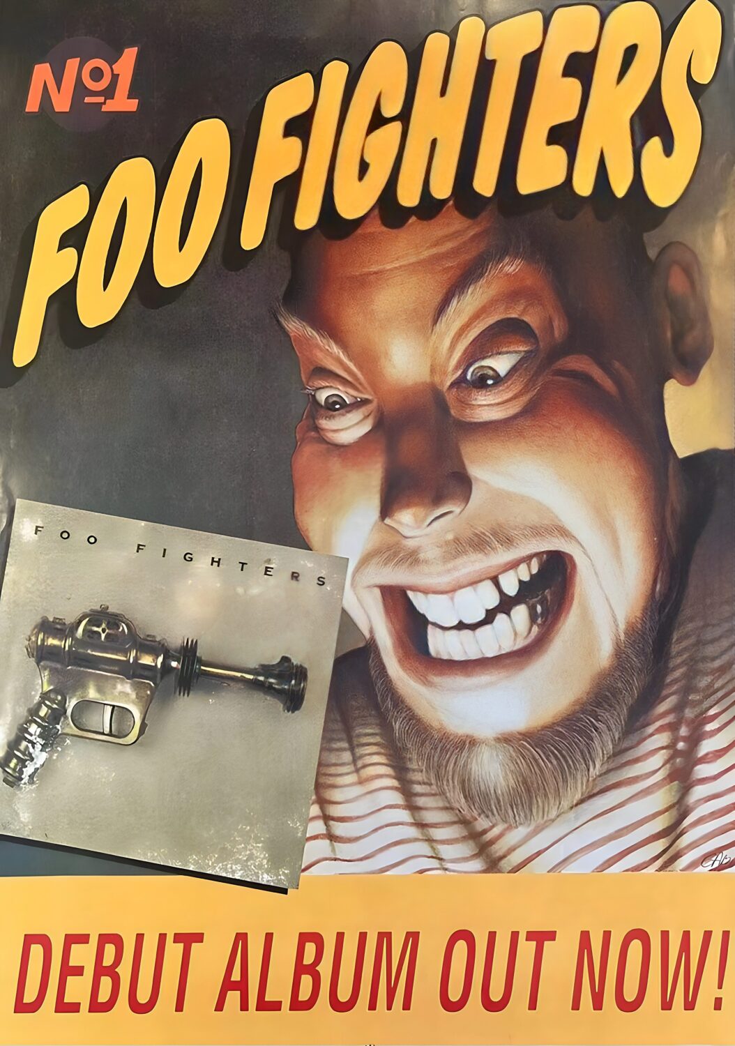FOO FIGHTERS The Debut Album Poster
