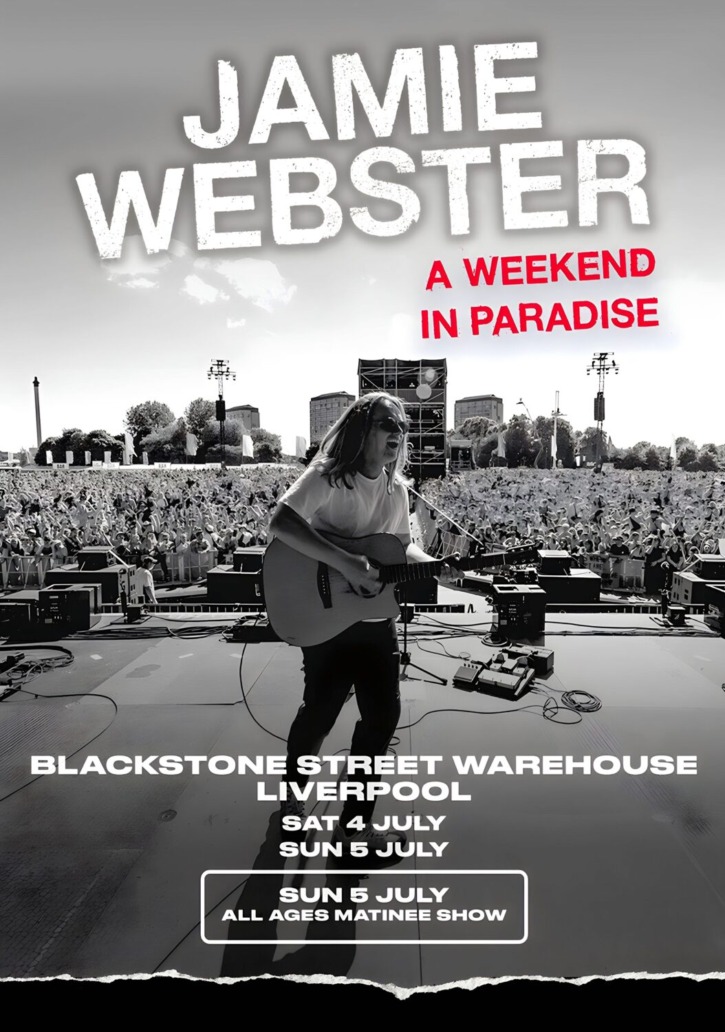 JAMIE WEBSTER Tour LIVERPOOL Poster