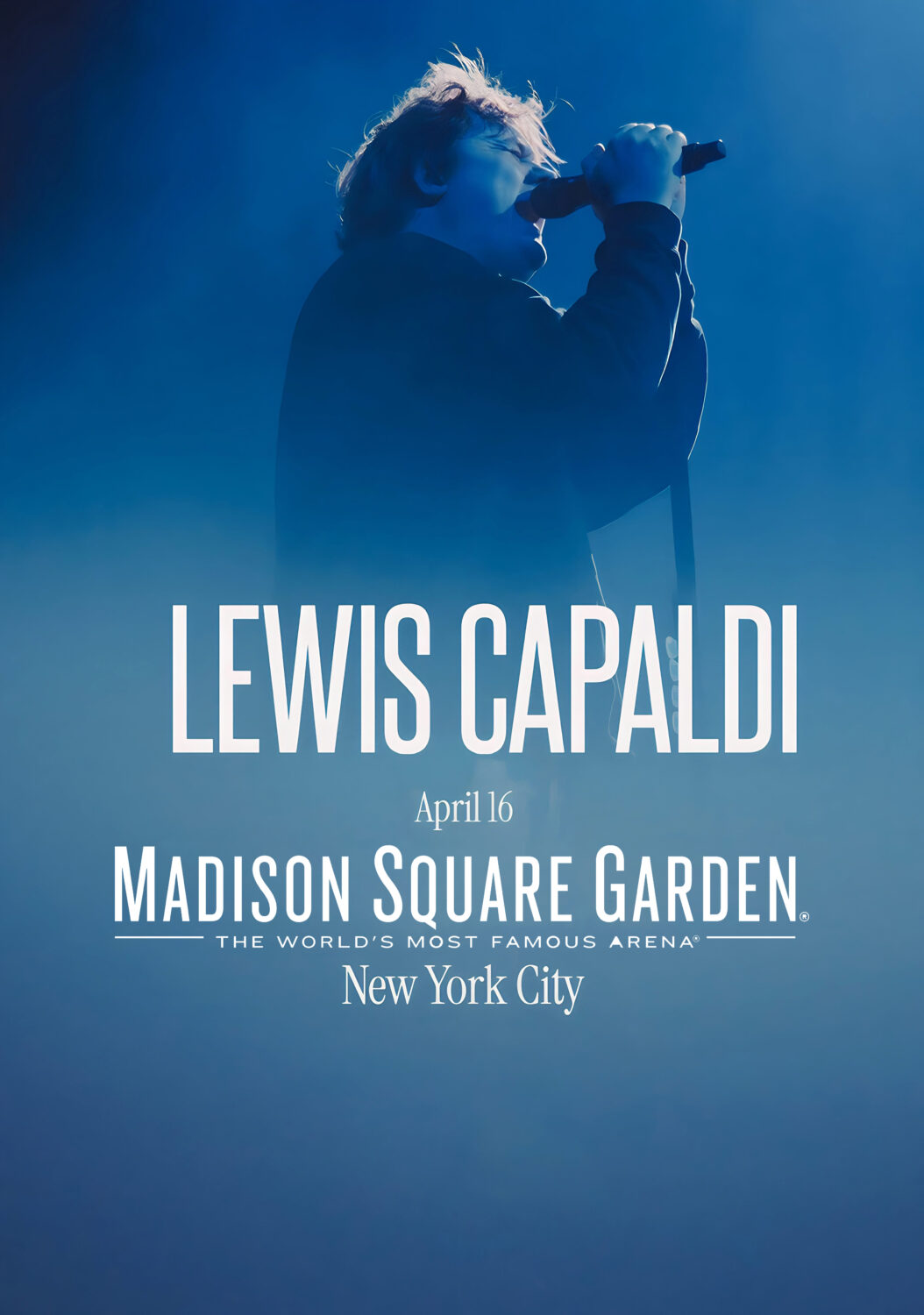 LEWIS CAPALDI Survive 2026 Tour NEW YORK Madison Square Garden Poster ...