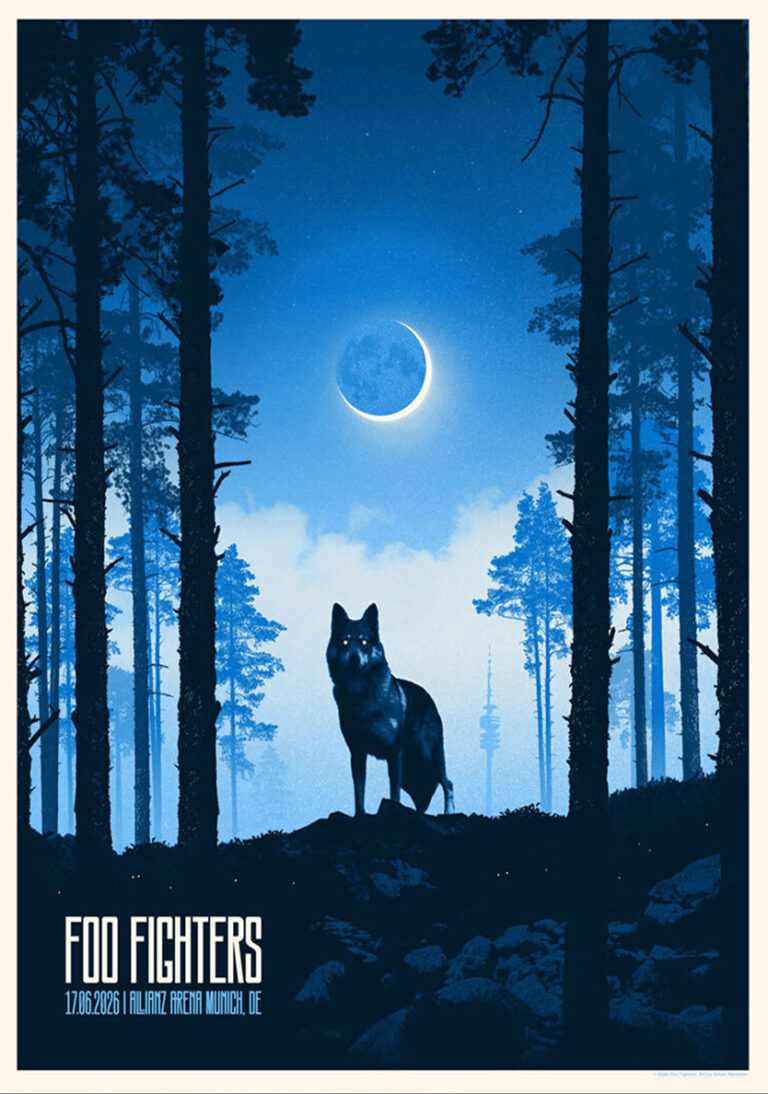 FOO FIGHTERS Take Cover 2026 Tour MUNICH Poster Print